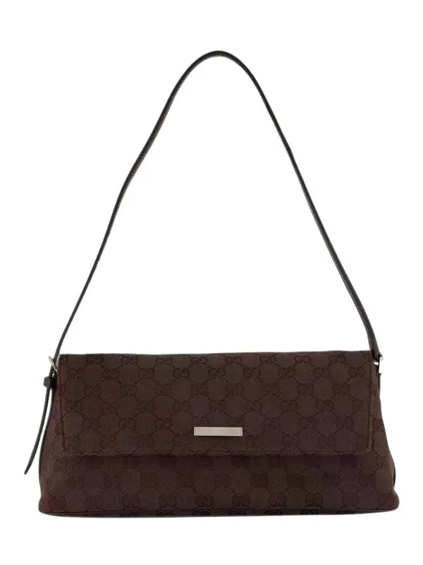Gucci Medium Madison Gg-canvas Shoulder Bag - Brown