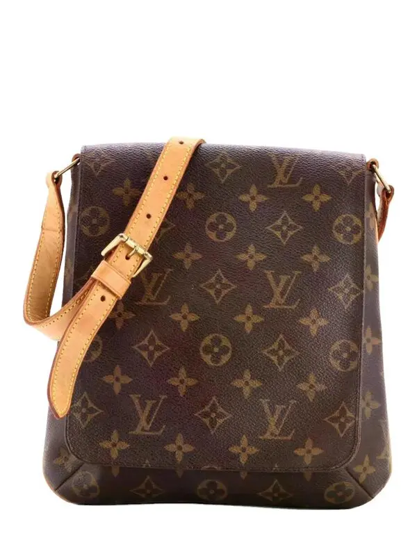 LOUIS VUITTON Musette Salsa Handbag Monogram Canvas Pm Shoulder Bag - Brown