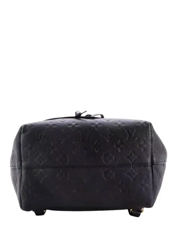 LOUIS VUITTON Montsouris Nm Monogram Empreinte Leather Pm Backpack - Black