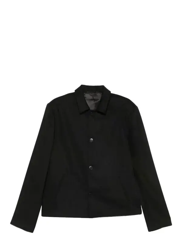COSTUMEIN Button-up Collared Jacket - Black