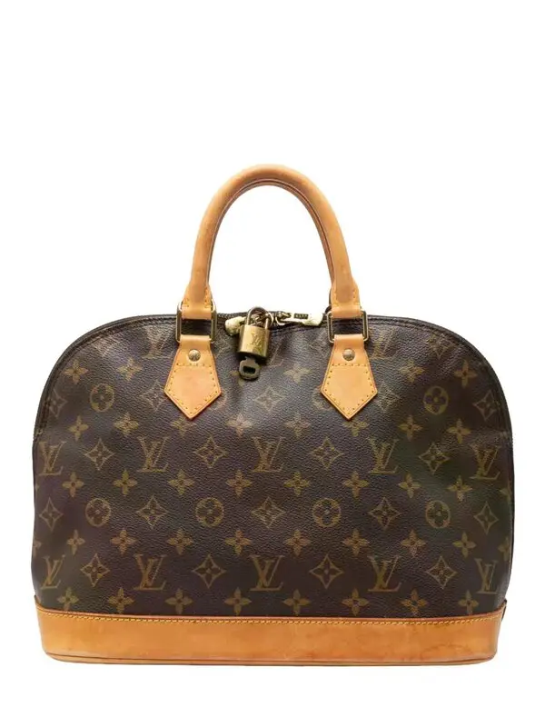 LOUIS VUITTON 1997 Monogram Alma Pm Handbag - Brown