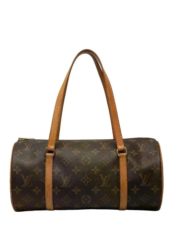 LOUIS VUITTON 2003 Monogram Papillon 30 Handbag - Brown