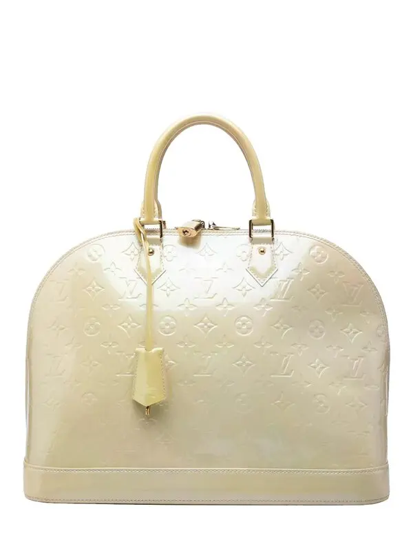 LOUIS VUITTON 2010 Monogram Vernis Alma Gm Handbag - Neutrals