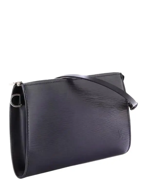 LOUIS VUITTON Pochette Accessoires Epi Leather Clutch Bag - Black
