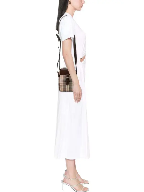 Burberry 2000-2017 House Check Canvas Crossbody Bag - Neutrals
