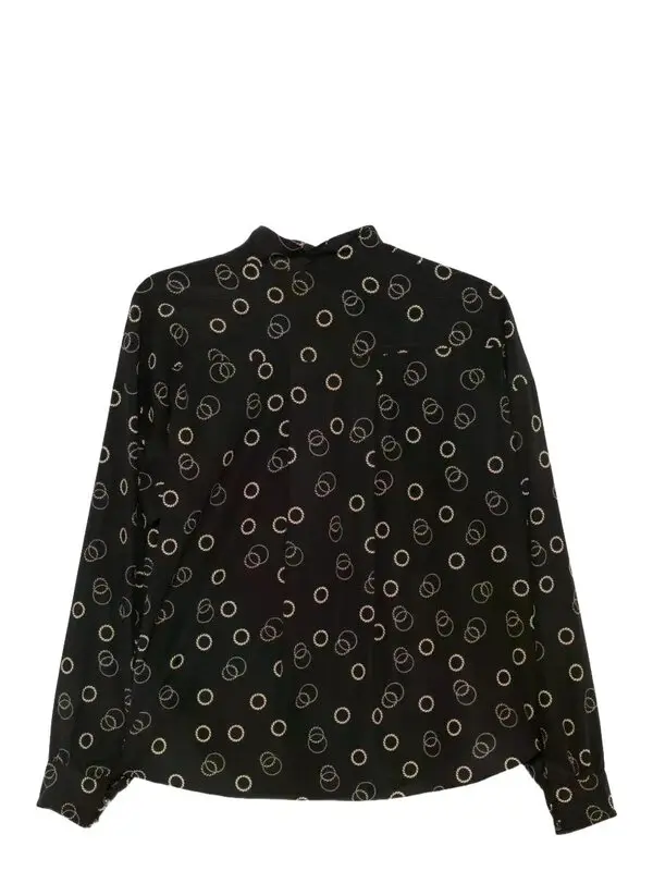 Isabel Marant Étoile Rings-pattern Blouse - Black