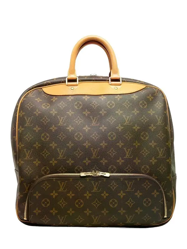 LOUIS VUITTON 1998 Monogram Evasion Travel Bag - Brown