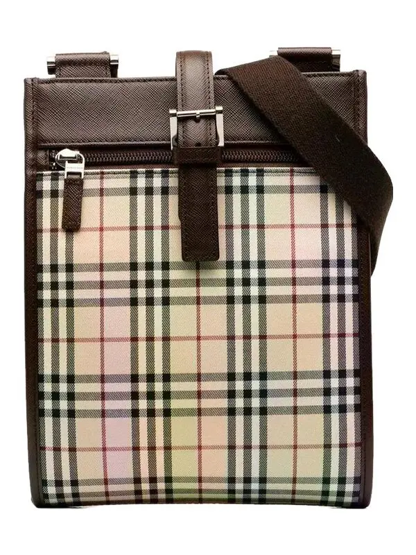 Burberry 2000-2017 House Check Canvas Crossbody Bag - Neutrals