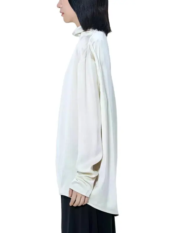 TOTEME High-neck Blouse - Neutrals