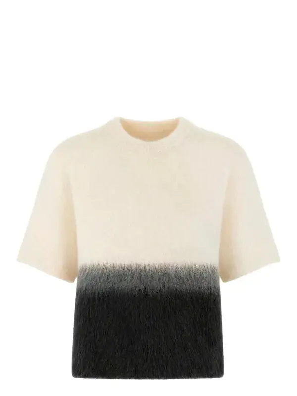 Antonelli Firenze Gradient-effect Short-sleeved Sweater - Neutrals