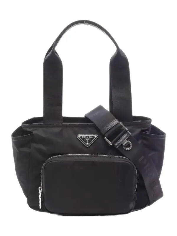 Prada 2020s Re-nylon Tote Bag - Black