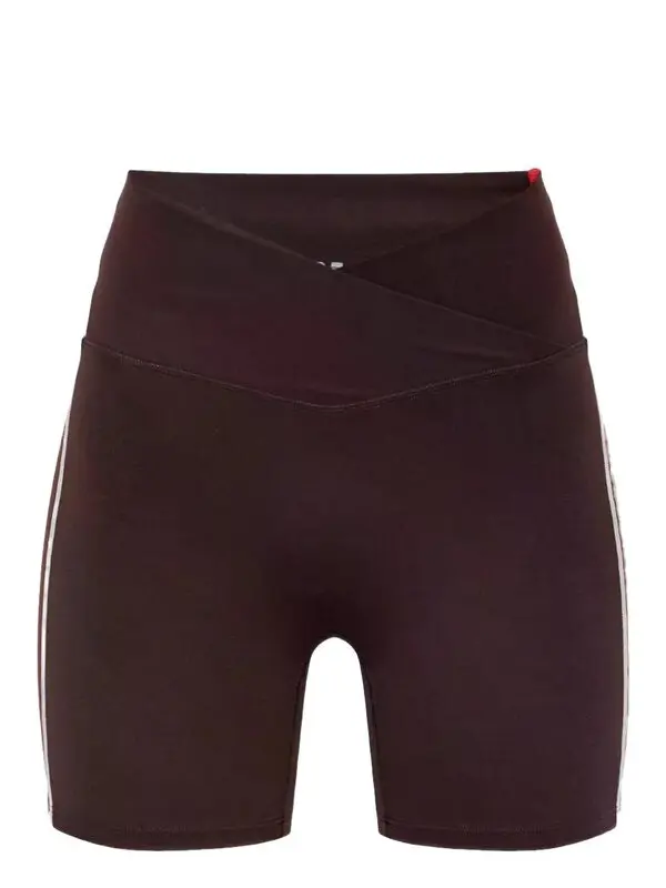 P.E Nation Clarity Crossover Shorts - Brown