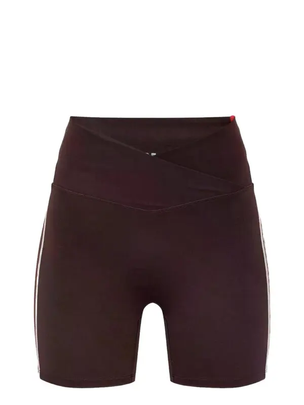 P.E Nation Clarity Crossover Shorts - Brown