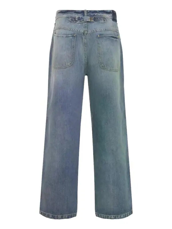 MAISON MARGIELA Straight-leg Cropped Jeans - Blue
