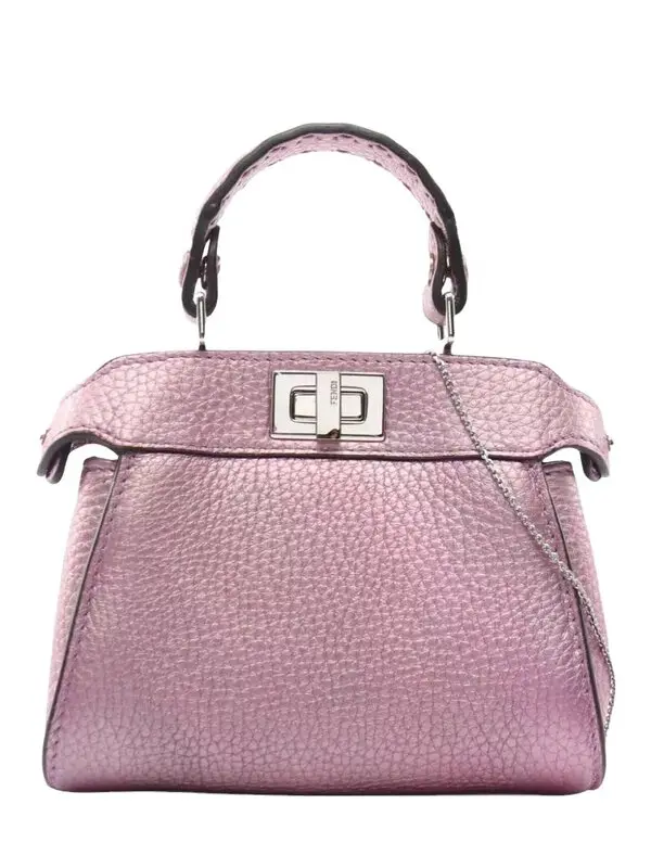 Fendi 2010s Peekaboo Nano Mini Bag - Pink