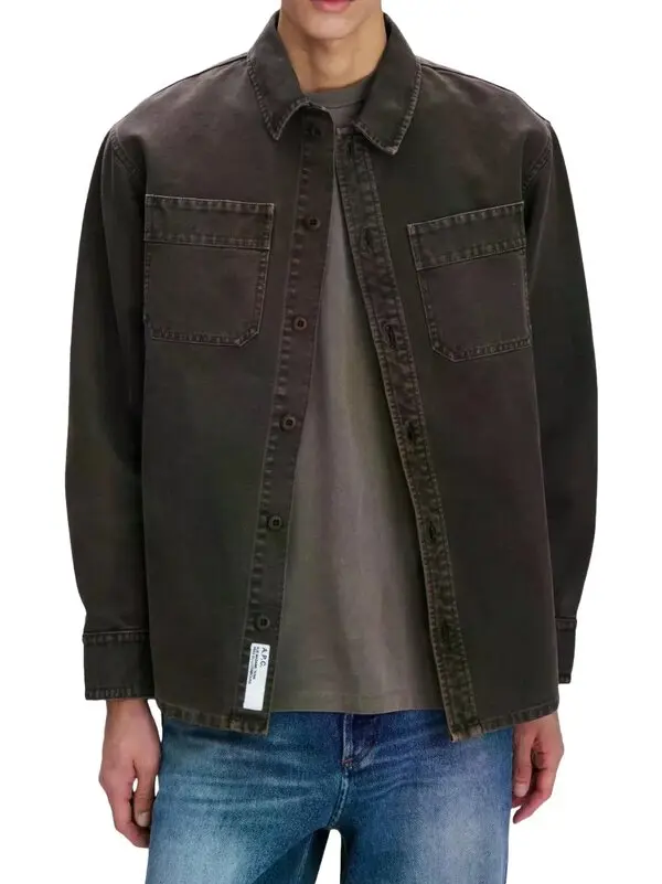 A.p.c. Noah Canvas Overshirt - Brown