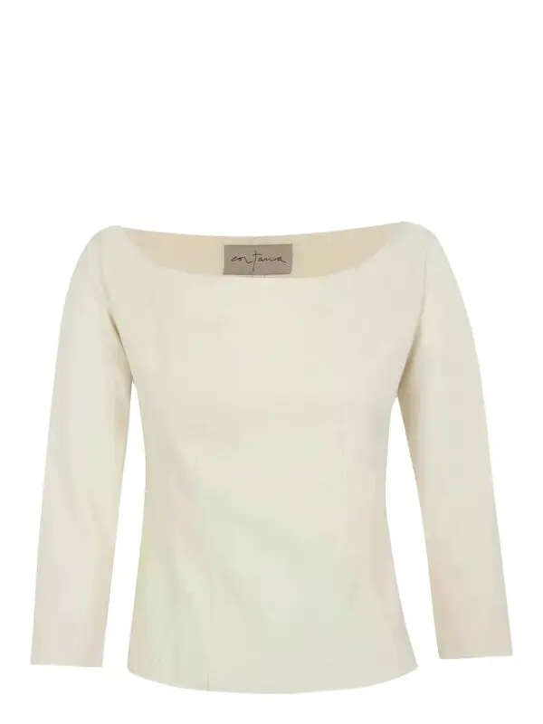 CORTANA Soto Long-sleeve Top - Neutrals