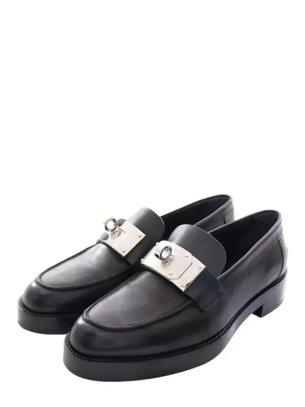 Hermès 2010 Kelly Buckle Loafers - Black