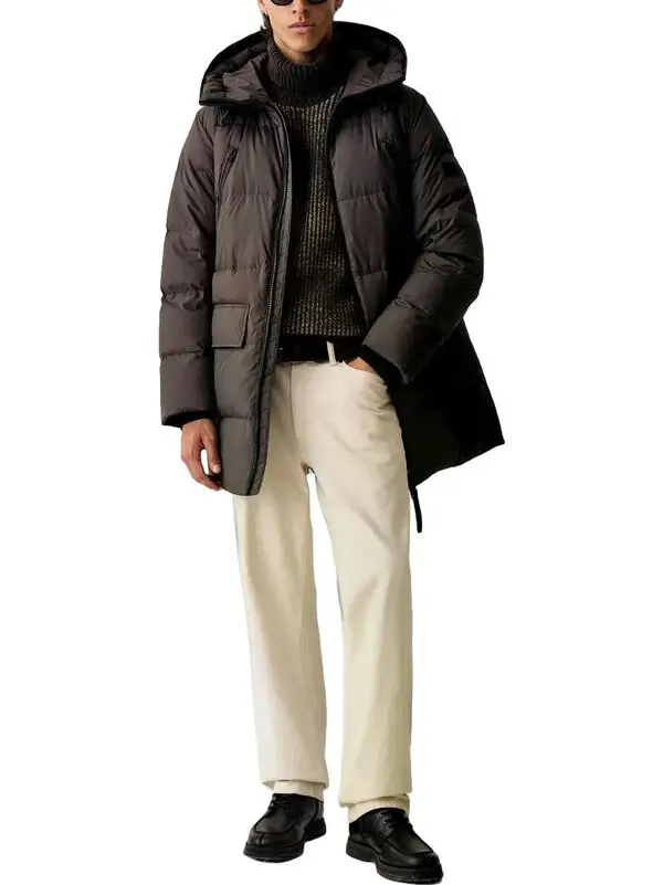 Marc O'polo Padded Hooded Jacket - Brown