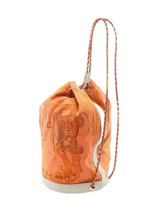 Hermès 2013 22 Soie-cool Brides De Gala Bucket Bag - Orange