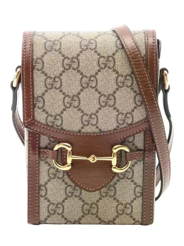 Gucci 2010s Mini Horsebit 1955 Shoulder Bag - Neutrals