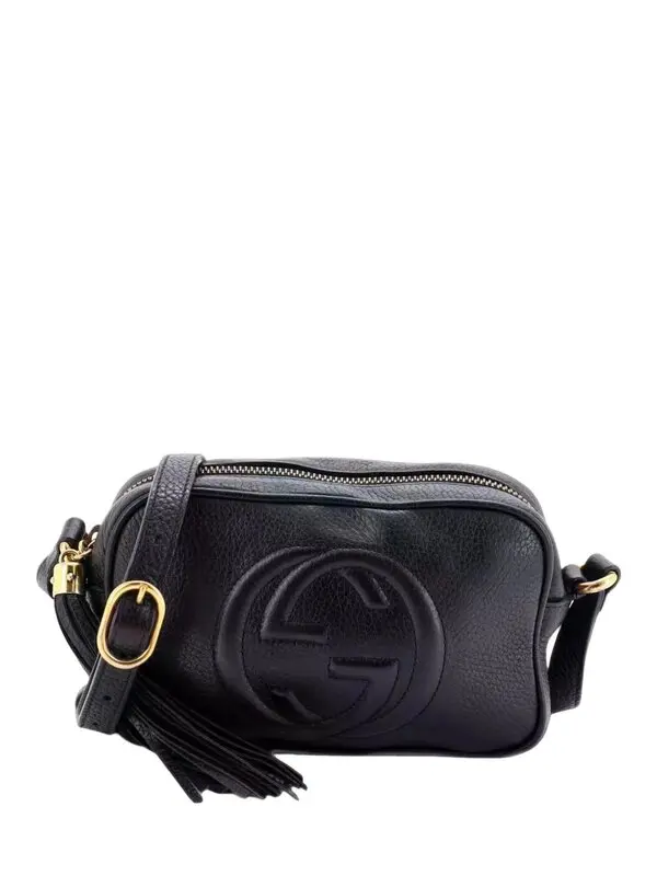 Gucci Soho Disco Leather Mini Crossbody Bag - Black