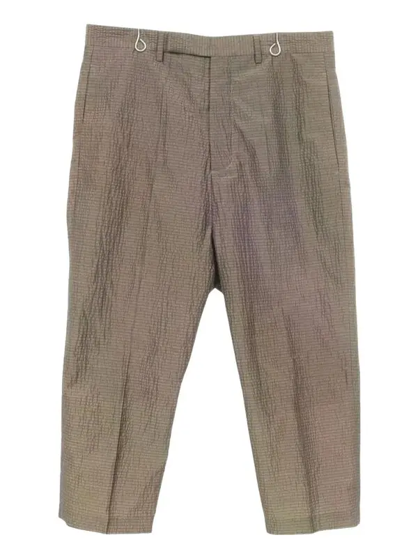 Rick Owens 2010s Astaires Cropped Trousers - Neutrals