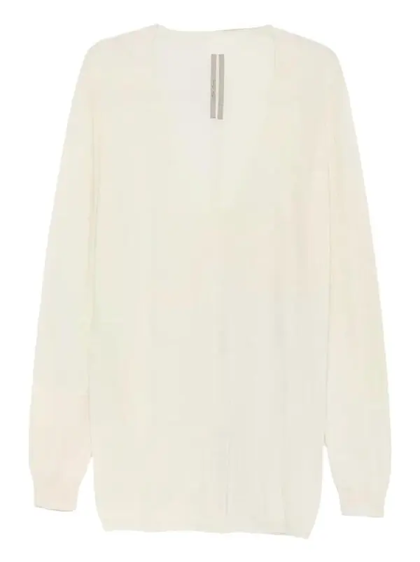 Rick Owens Plunging V-neck Sweater - Neutrals