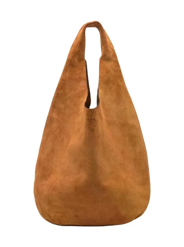 A.p.c. Le Neige Suede Shoulder Bag - Brown