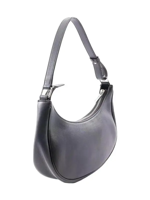Celine 2010s Ava Leather Shoulder Bag - Black