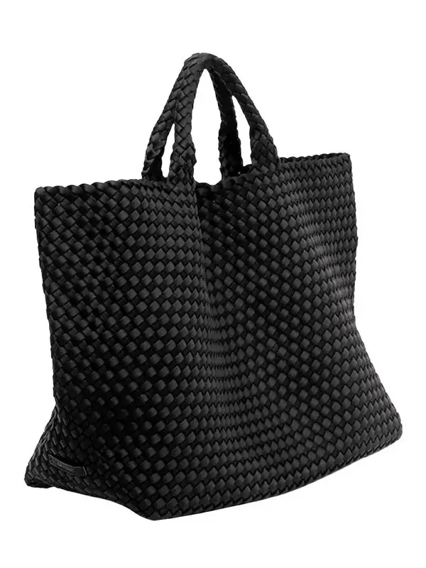 EN AVANT Firenze Woven Tote Bag - Black