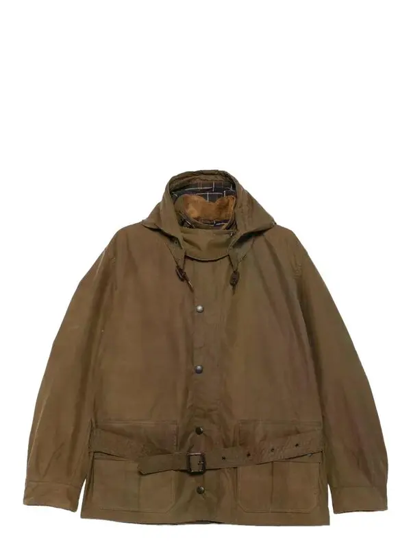 Barbour Ursula Belted Hooded Jacket - Brown