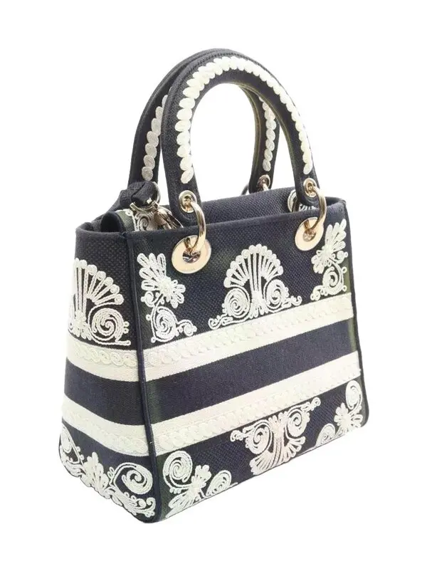 Dior 2000s Lady D-lite Cornelly Tote Bag - Blue