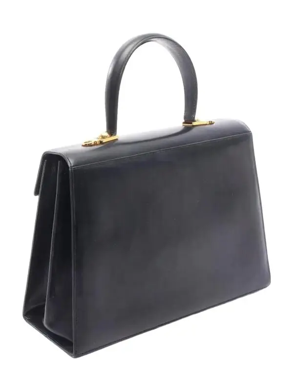 FERRAGAMO 2000s Gancini Shoulder Bag - Black