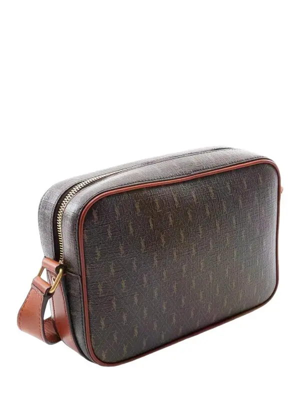Saint Laurent 2020s Monogram Camera Shoulder Bag - Brown