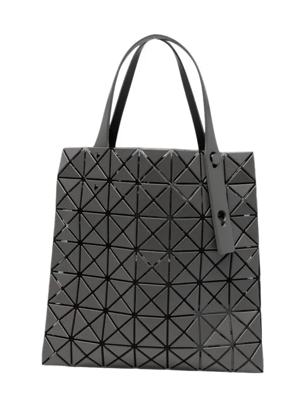 Issey Miyake Geometric Panel Tote Bag With Adjustable Handles - Grey 1