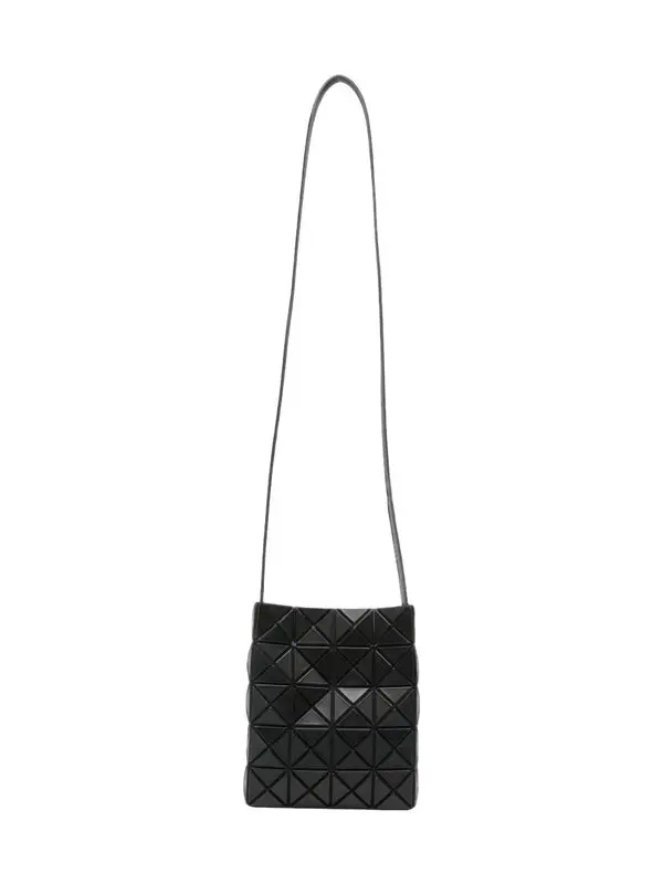 Issey Miyake Prism Mini Geometric-panel Crossbody Bag - Black