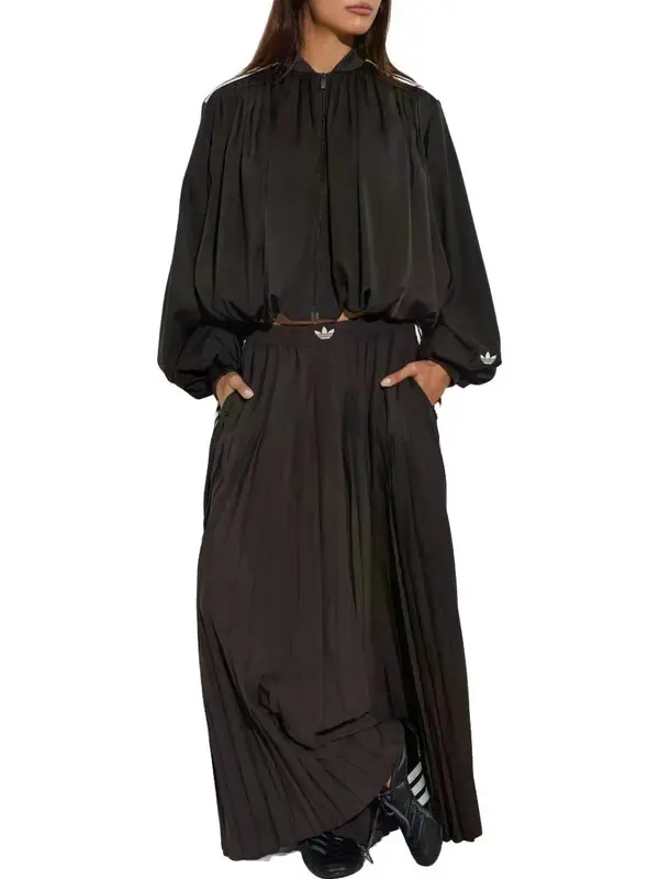 Adidas Pleated Palazzo Pants - Brown