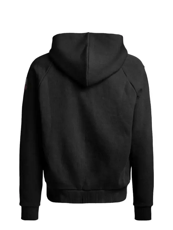 PARAJUMPERS Aidone Logo-patch Hoodie - Black