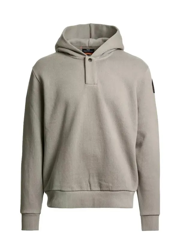 PARAJUMPERS Aidone Logo-patch Hoodie - Grey