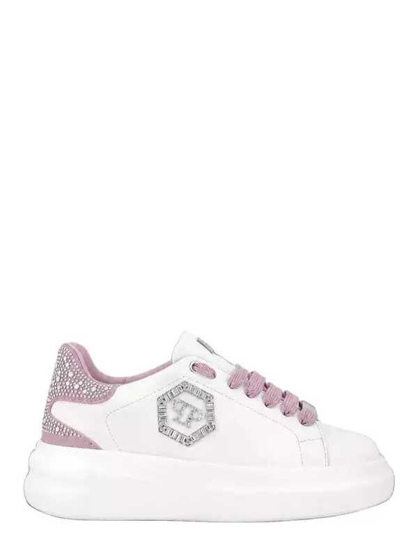 Philipp Plein Low-top Sneakers Megastar Strass - White