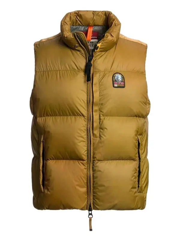 PARAJUMPERS Roydale Polar Puffer Gilet - Brown