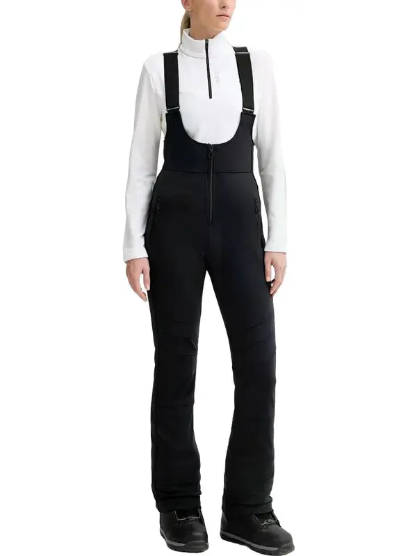 SPORTALM Venus Bib-strap Zip-fastening Ski Pants - Black