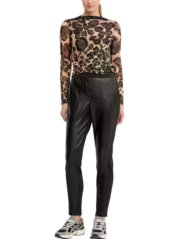 SPORTALM Tamarin Leopard-print Top - Brown