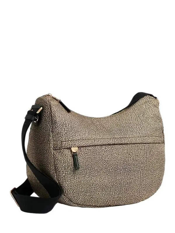 Borbonese B-club Luna Partridge-print Shoulder Bag - Neutrals