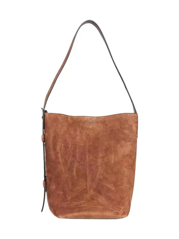 Max Mara Archetipo Suede Tote Bag - Brown