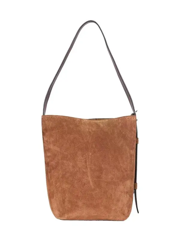 Max Mara Archetipo Suede Tote Bag - Brown