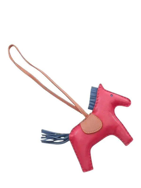 Hermès 2000s Rodeo Mm Bag Charm - Red