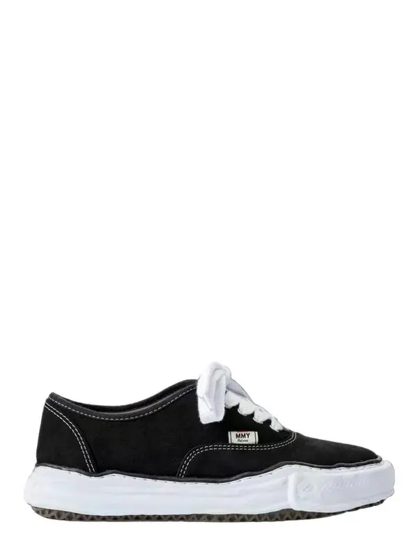 Mihara Yasuhiro Baker Og Sole Suede Low-top Sneakers - Black