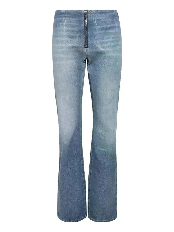 Alexander Wang Glazed Denim Slim Pants - Blue